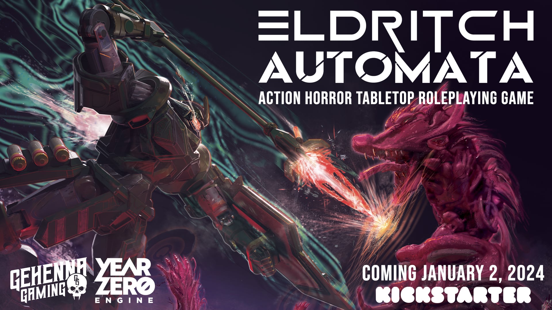 Mech Horror TTRPG Eldritch Automata Coming to Kickstarter - Churape's ...
